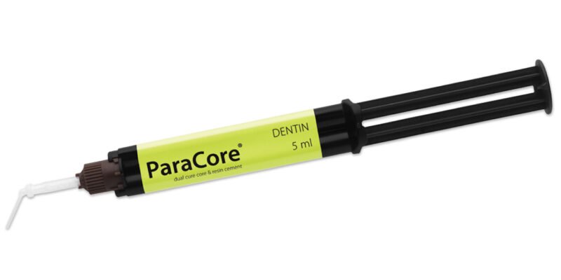 ParaCore® 5ml automix syringe white shade, regular set ( 2 x 5ml + 20 ...