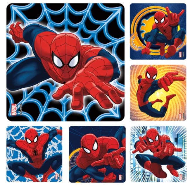 Sherman Dental SPIDER-MAN CLASSIC STICKERS – DFW Dental Supply, Dental ...