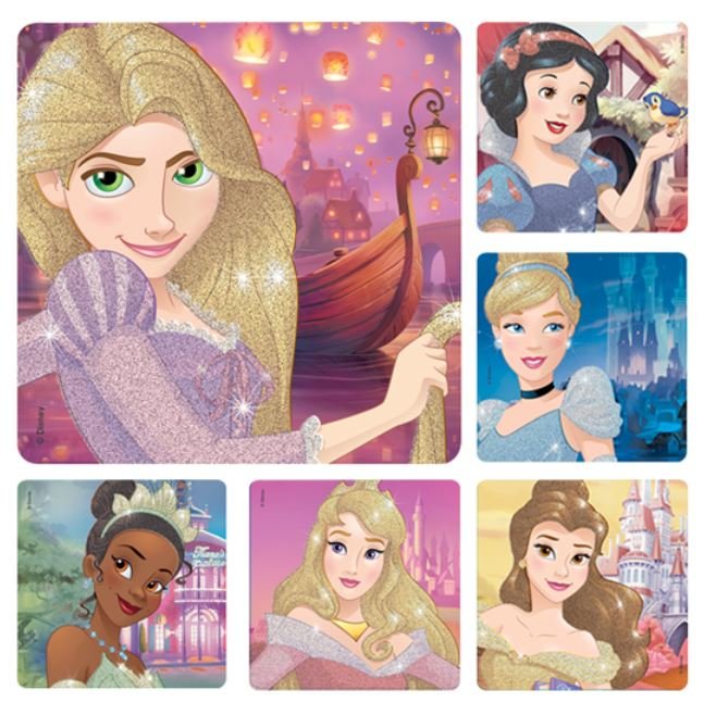 Sherman Dental DISNEY PRINCESS GLITTER STICKERS – DFW Dental Supply ...