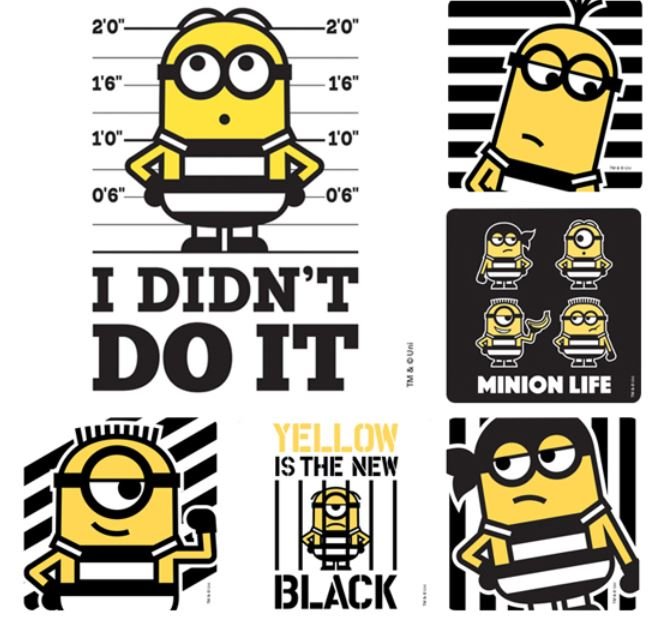 Sherman Dental DESPICABLE ME 3 STICKERS – DFW Dental Supply, Dental ...